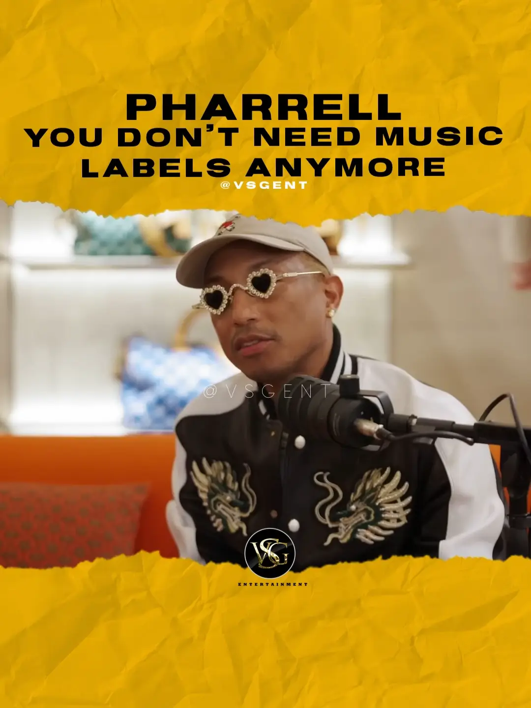 @pharrell You don’t need music labels anymore | Video published by ...