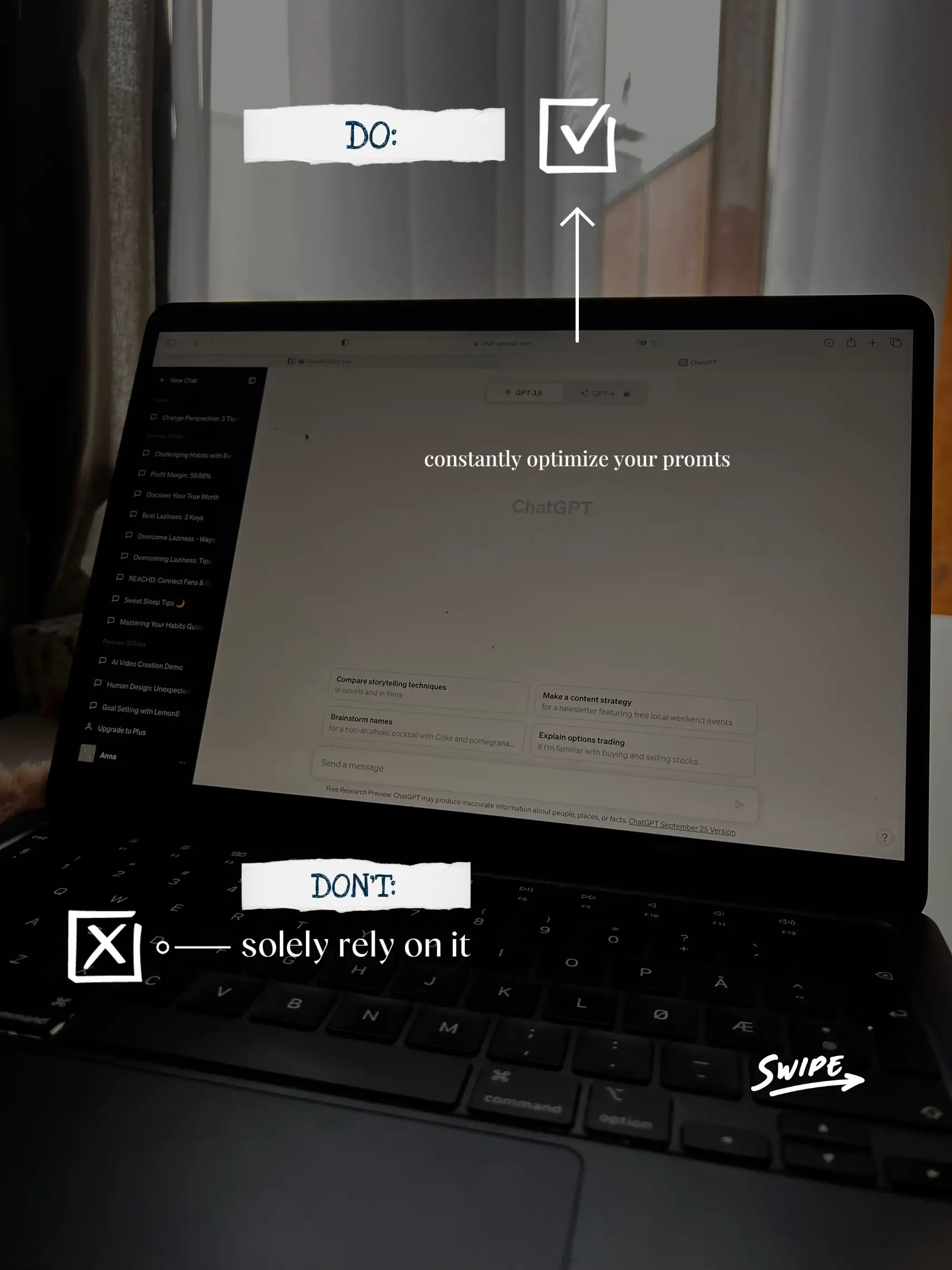 Use Chat GBT Wisely - Here’s HOW: | Gallery posted by Anna 🌺 | Lemon8
