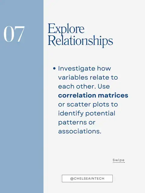 Exploratory Data Analysis 101 | Gallery posted by chelseaintech 👾 | Lemon8
