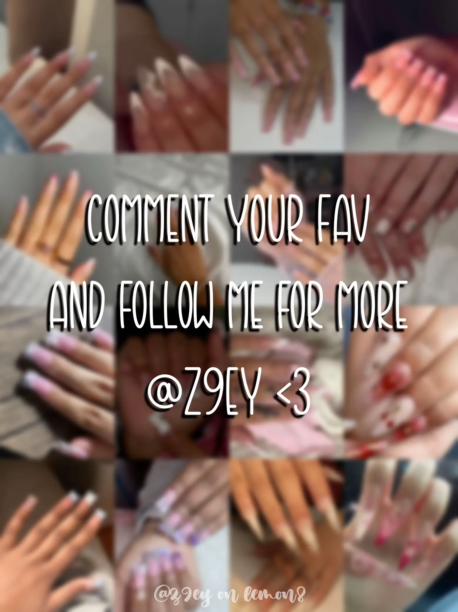 WHAT’S YOUR FAV NAIL SHAPE? 💅🏽 | Gallery posted by zoey ⋆˙ ♡ | Lemon8