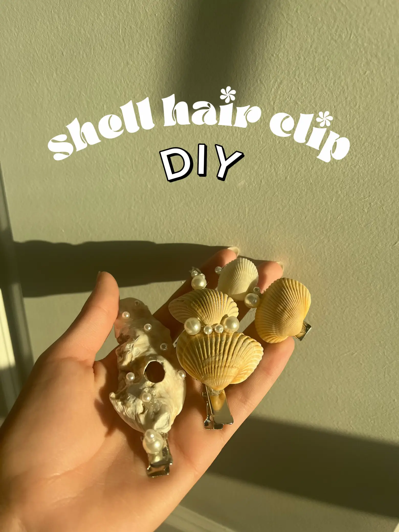 🐚DIY shell hair clip🐚 | Gallery posted by giulia.mp4 | Lemon8