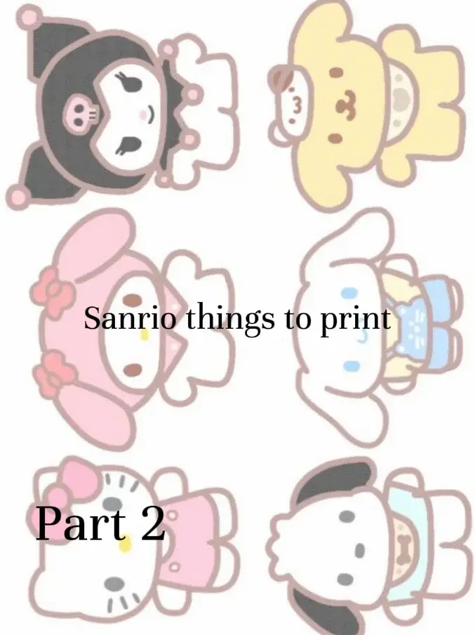 Sanrio things to print | Gallery posted by Sanrio lover🩷 | Lemon8