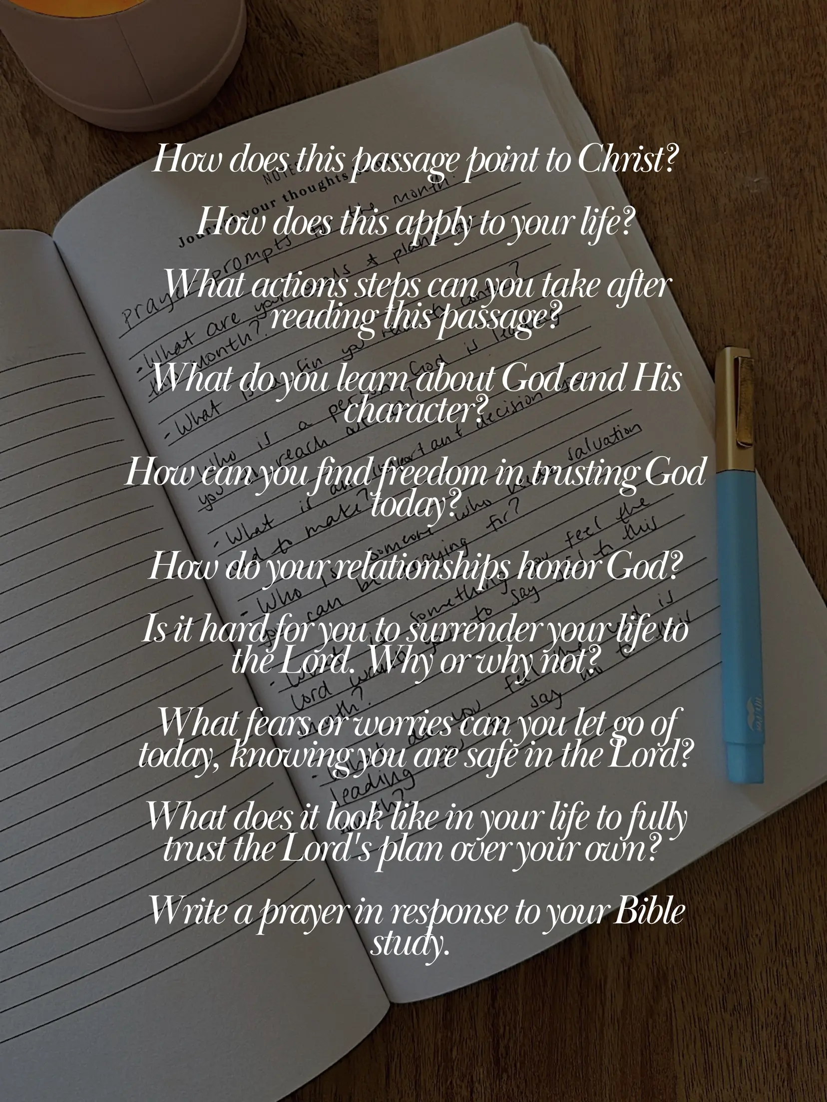 BIBLE STUDY JOURNAL PROMPTS 📝 | Gallery posted by ASHLEY 💖💐🎀🌸 | Lemon8
