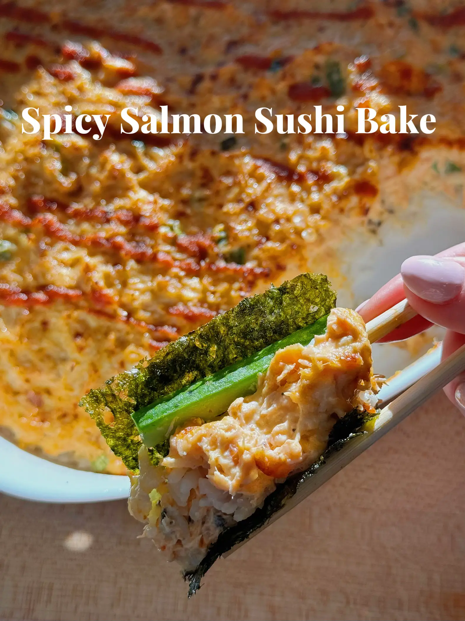 You NEED to try this sushi bake!!😍 | Video published by Christine Pay | Lemon8