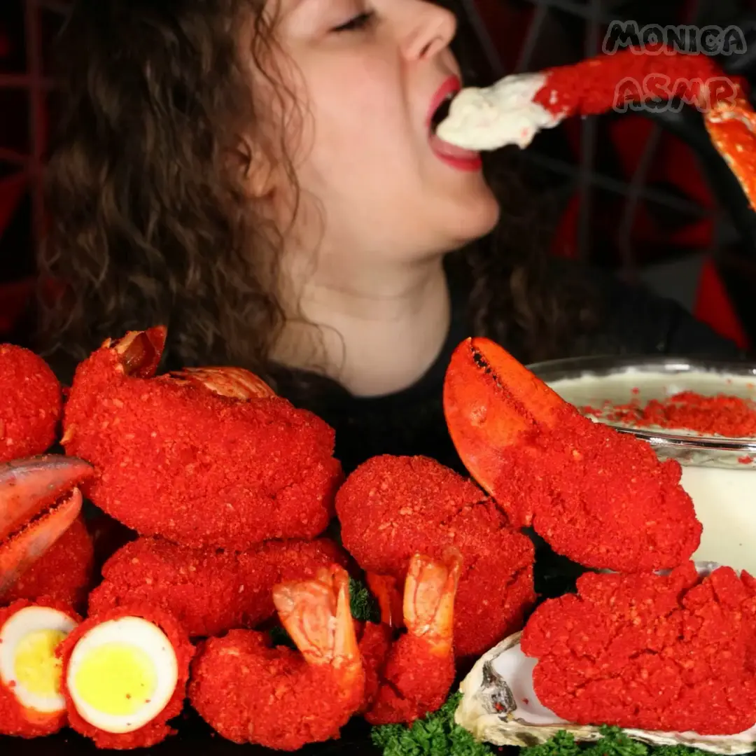 HOT CHEETOS KING CRAB SEAFOOD BOIL MUKBANG | Video published by Monica ASMR | Lemon8