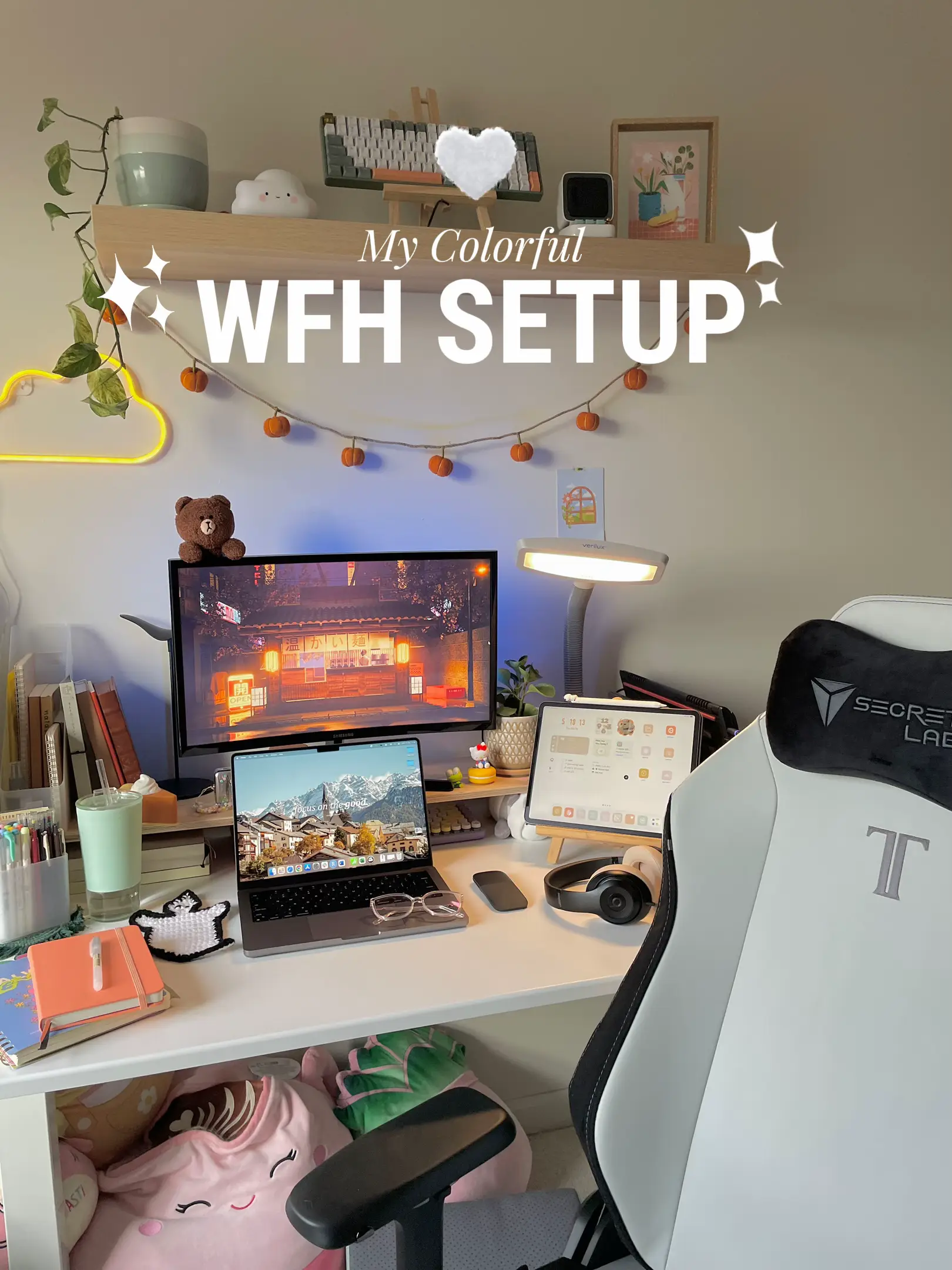 My colorful WFH setup | Gallery posted by studywithnali | Lemon8