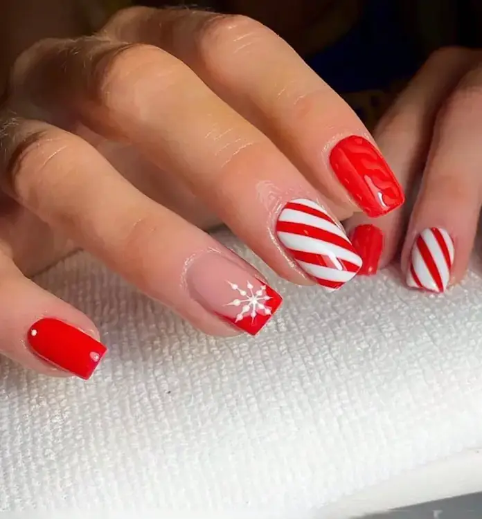 Cute Christmas nail ideas | Gallery posted by Preppy vibes | Lemon8