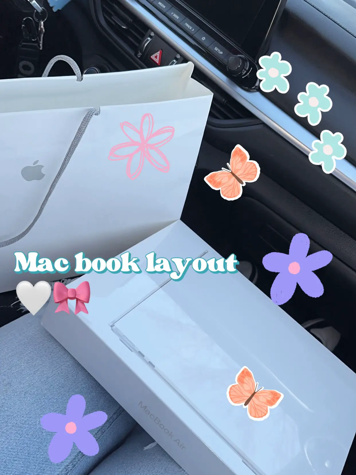 My MacBook layout | Gallery posted by Kayla🤍 | Lemon8