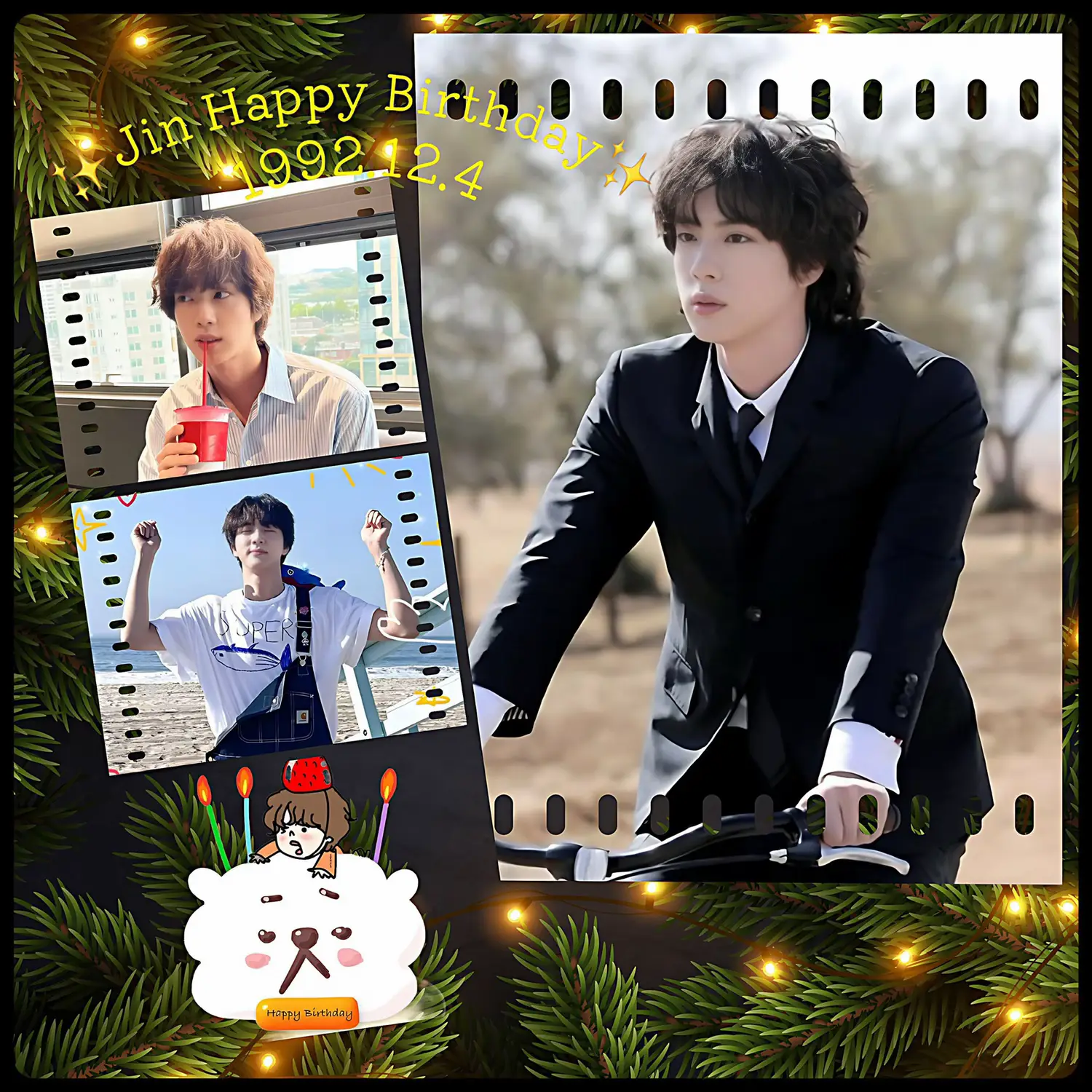 JINくんセンイルチュッカへ〜 | 𝕃𝕀ℂ𝕆 .1230が投稿したフォトブック | Lemon8