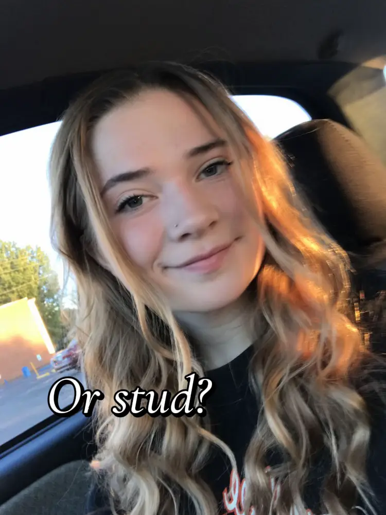 Which looks best on me? Nose ring or stud? | Gallery posted by Rayna ...