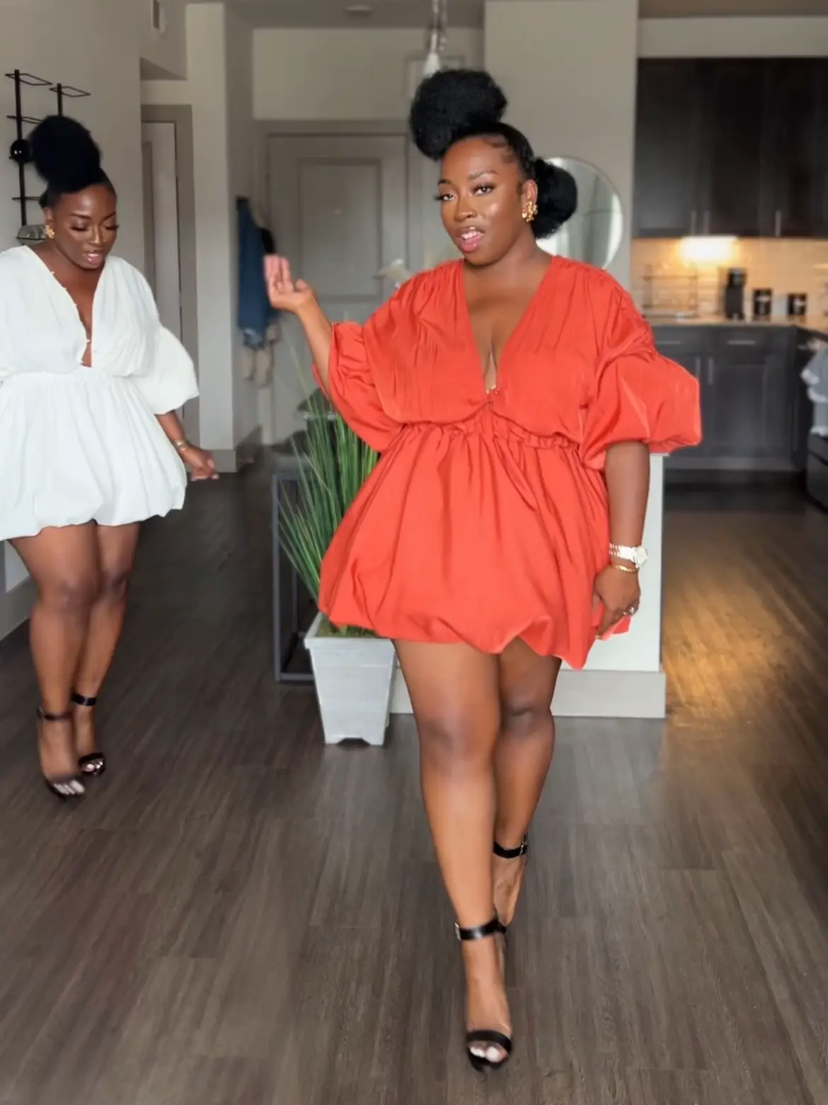 Puff Dresses | Video published by M O N I Q U E | Lemon8