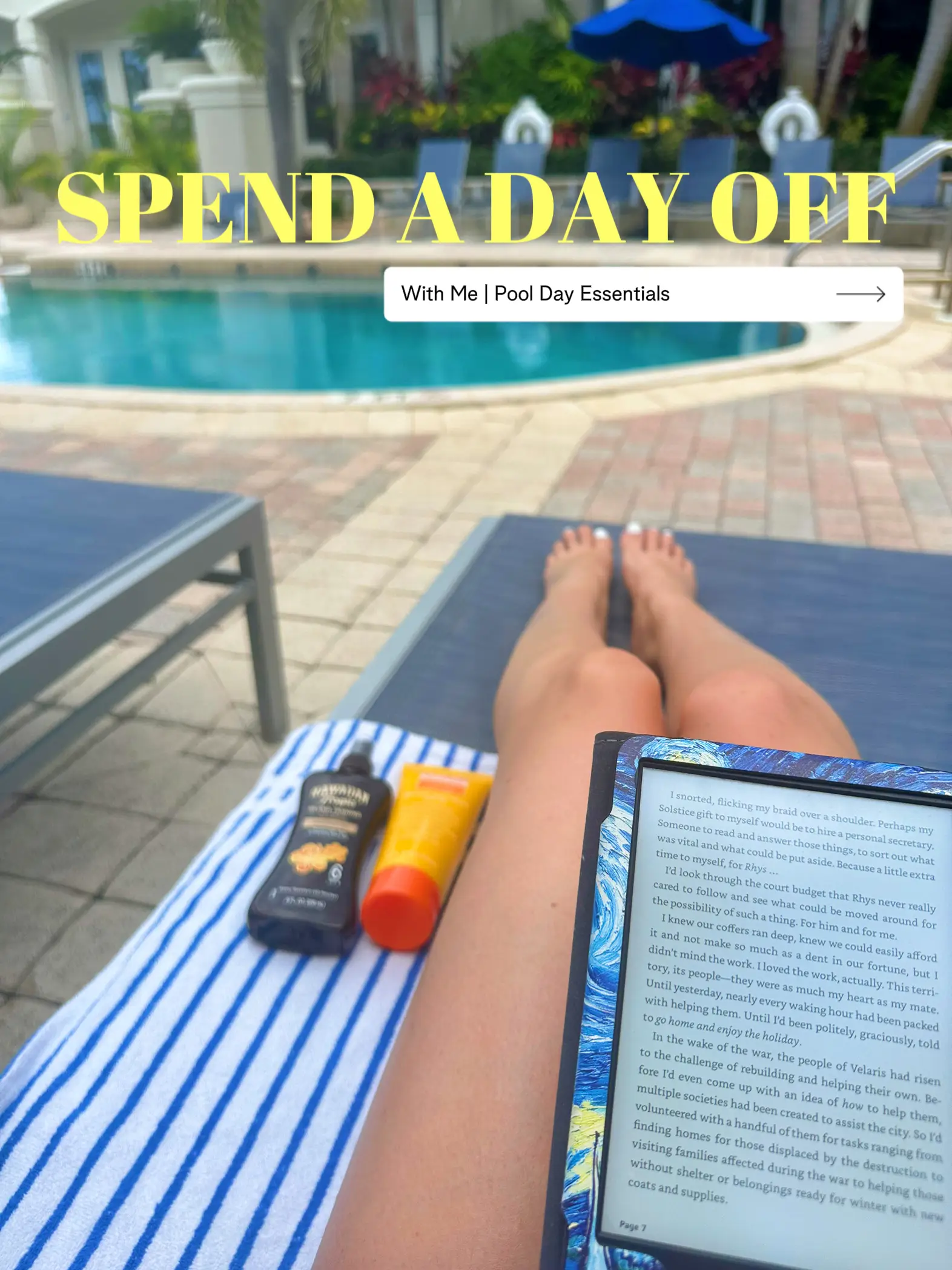 A Rare Weekday Off | Pool Day Essentials | Gallery posted by mimi📚🤍 ...