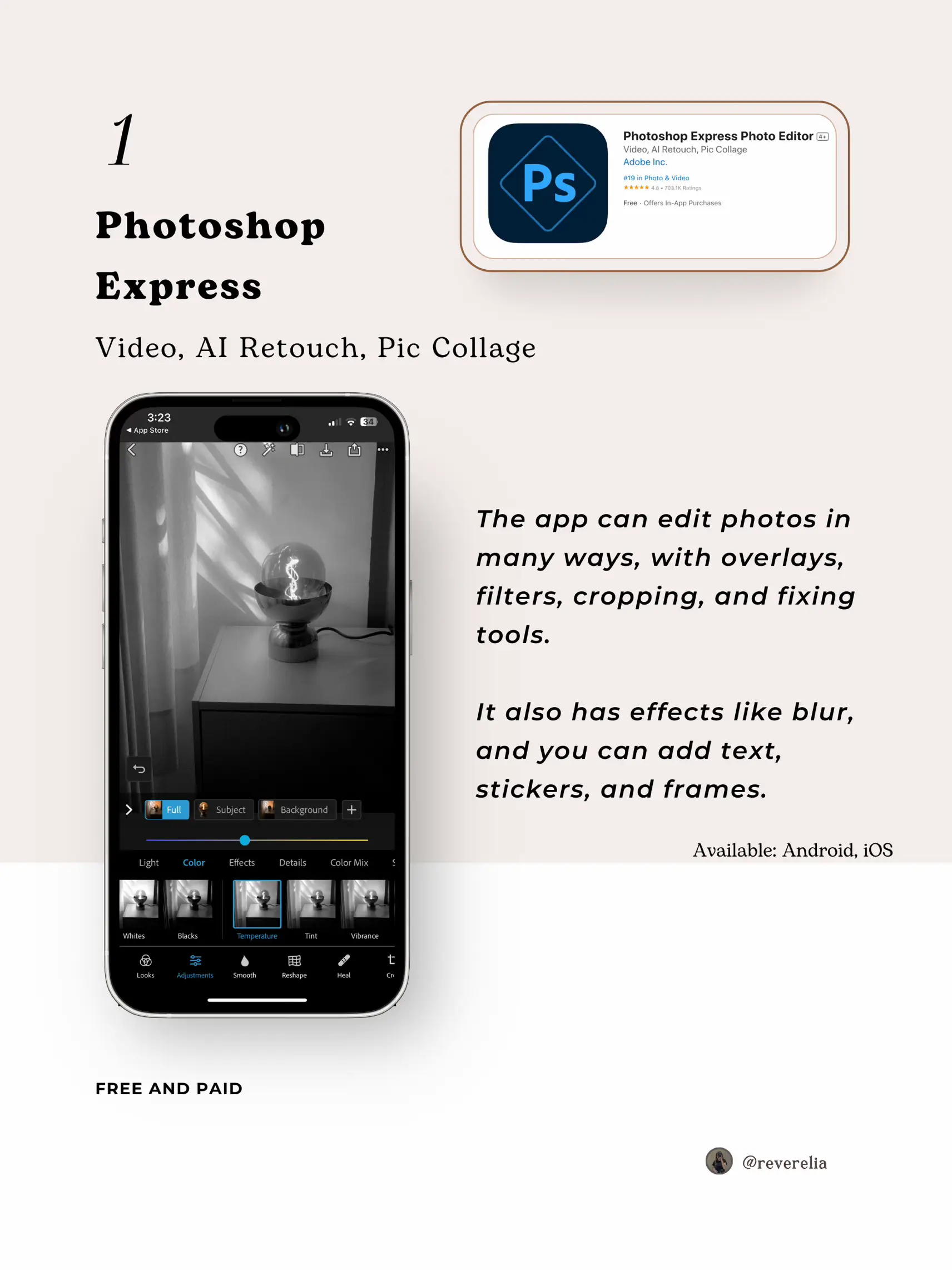 Free Photo editing apps | Gallery posted by Reverelia | Lemon8
