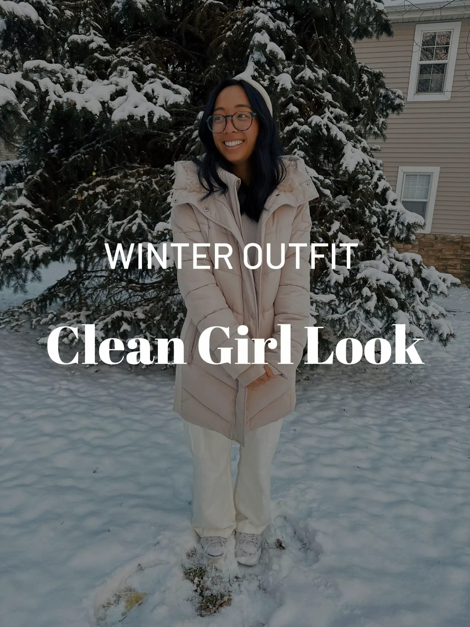 Winter Outfit ️Clean Girl Look ️ | Gallery posted by Serena C | Lemon8