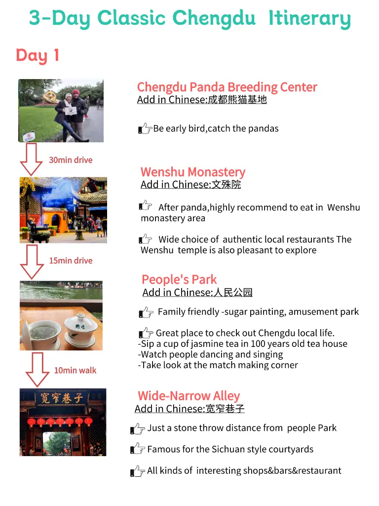 Classic 3-Day Chengdu Itinerary | Gallery posted by WestChinaGo | Lemon8