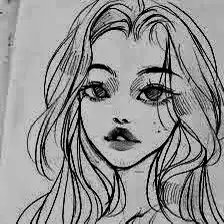 Girl drawings || art ideas || cute sketches || | Gallery posted by ...
