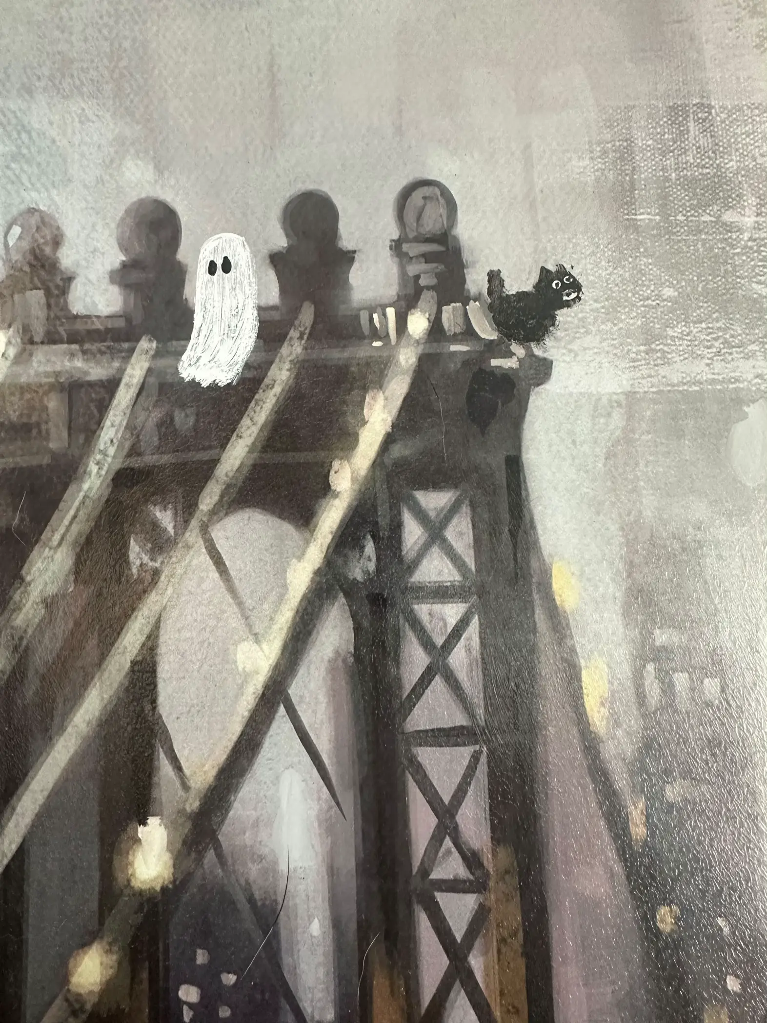 Viral thrift painting -> ghost painting trend 👻 | แกลเลอรีที่โพสต์โดย ...