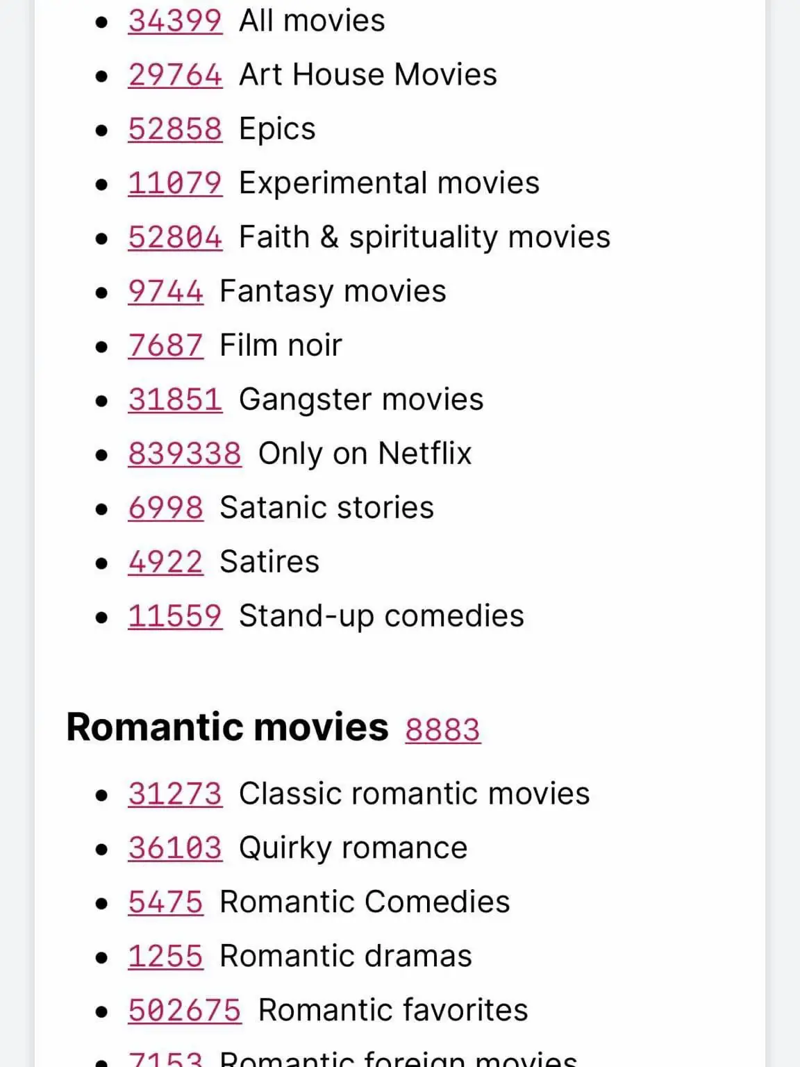 Netflix codes for movies and shows | Gallery posted by Shania | Lemon8