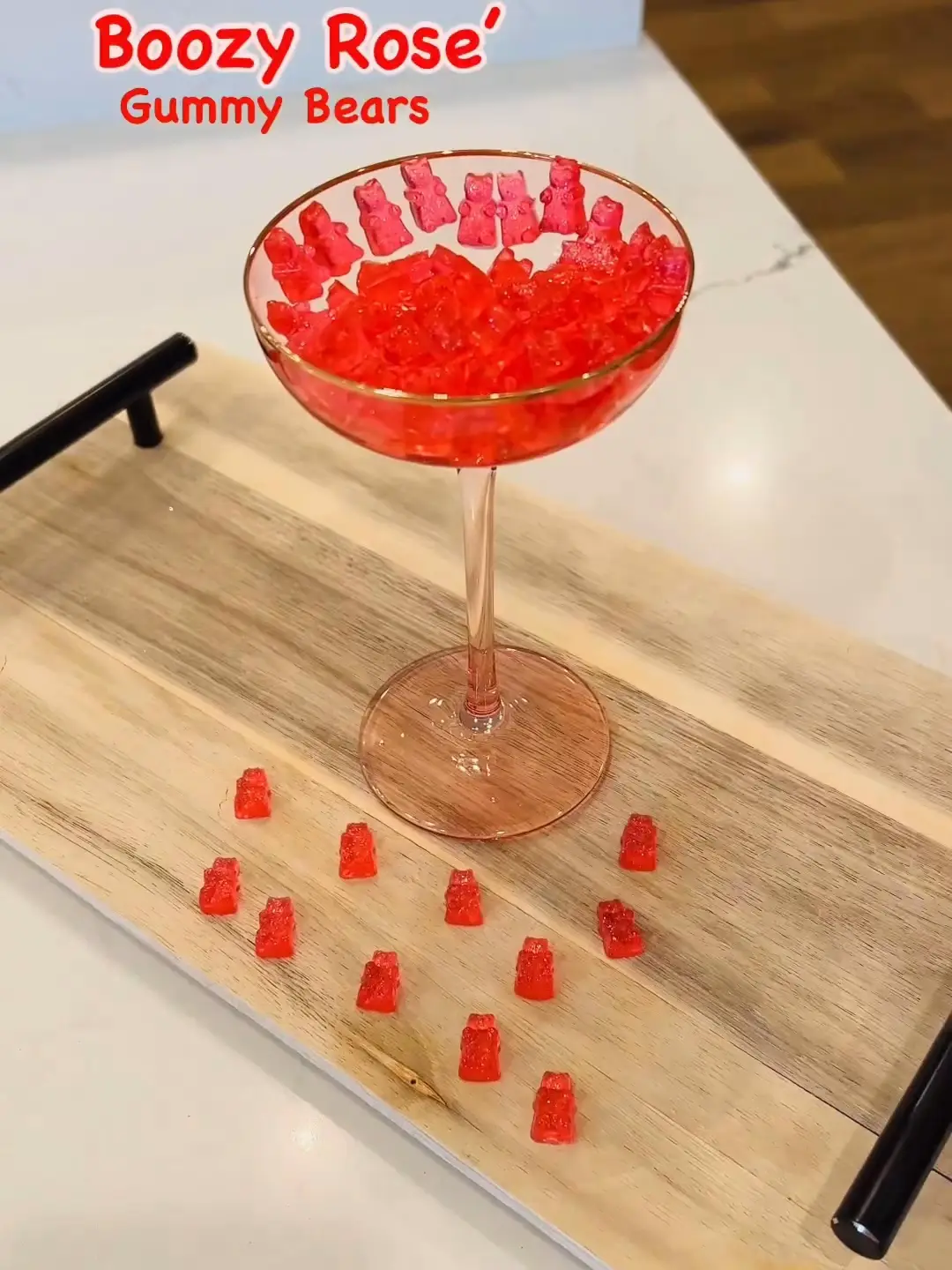 Boozy Rose’ Gummy Bears 💘 ️ | Video published by Jessica Neff | Lemon8
