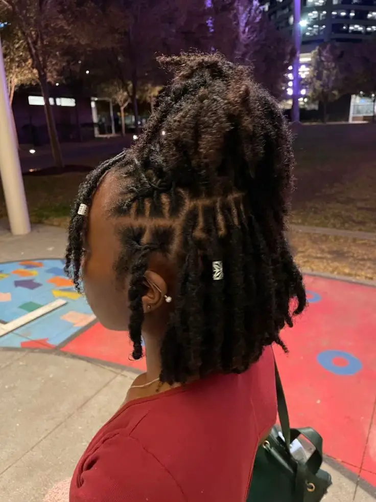 starter / short locs style | Gallery posted by akasha 🩷 . | Lemon8