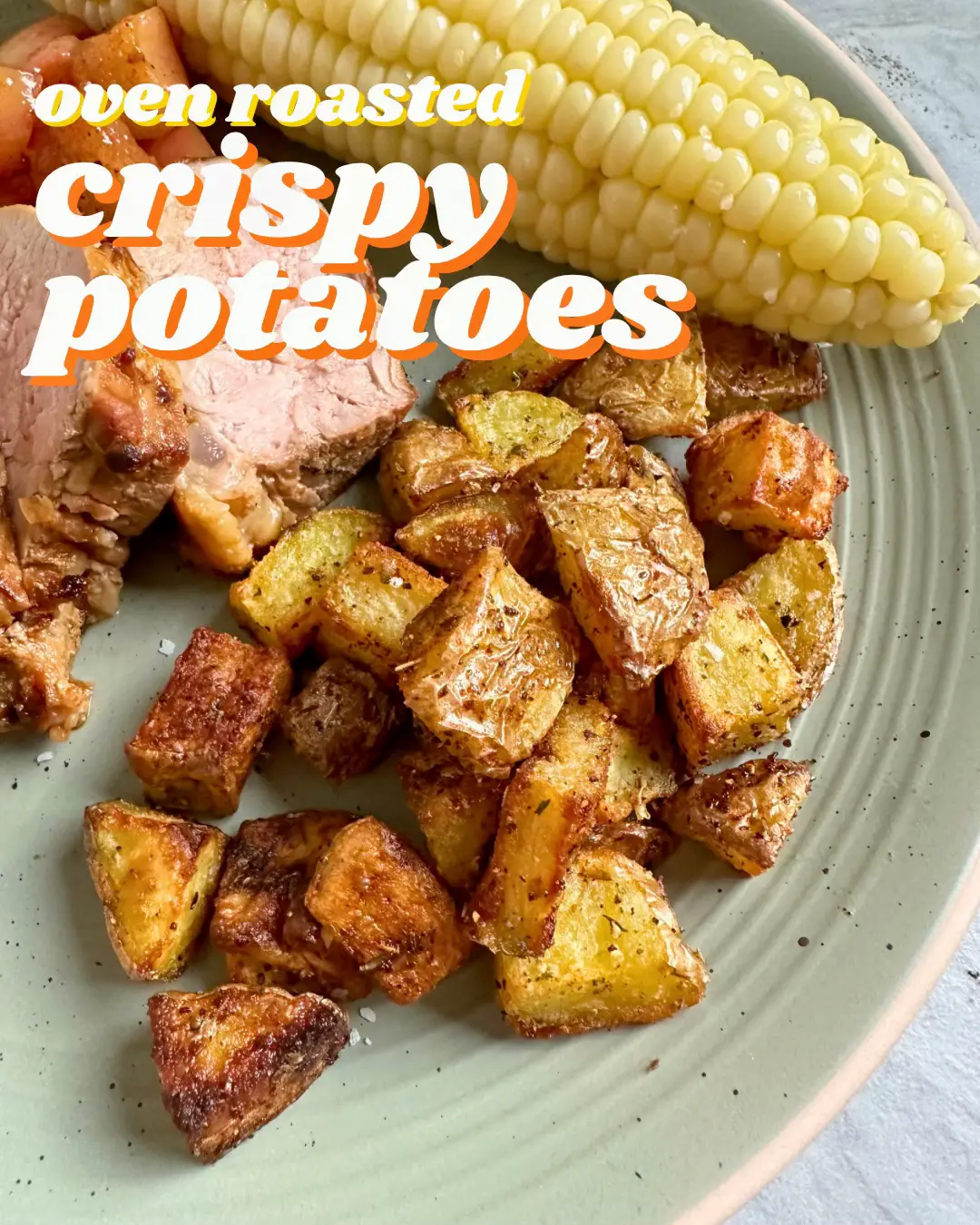 oven roasted crispy potatoes | แกลเลอรีที่โพสต์โดย halfsoursav | Lemon8