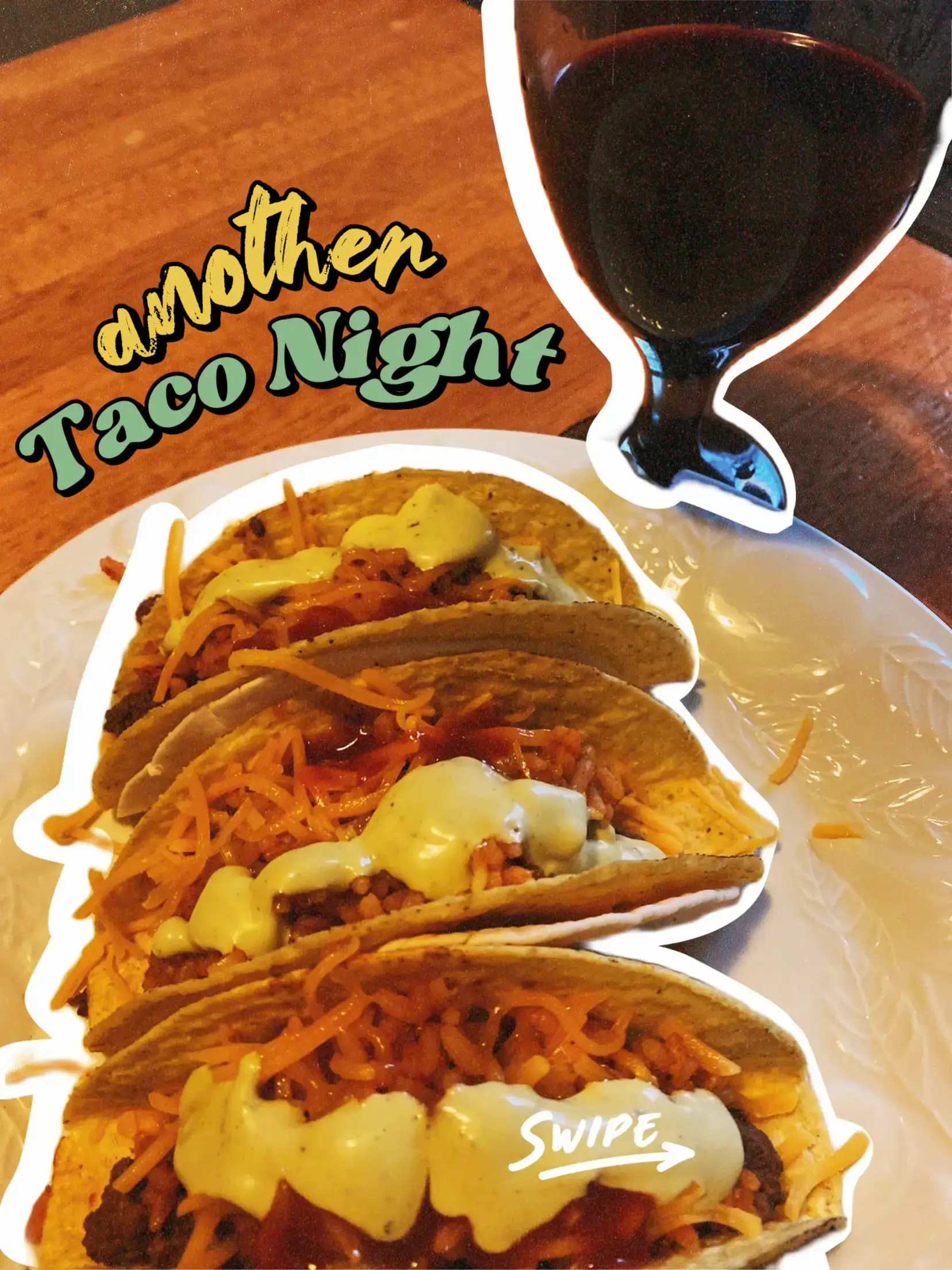 Taco Night! 🍷🌮 | Gallery posted by Mik 🌿 | Lemon8