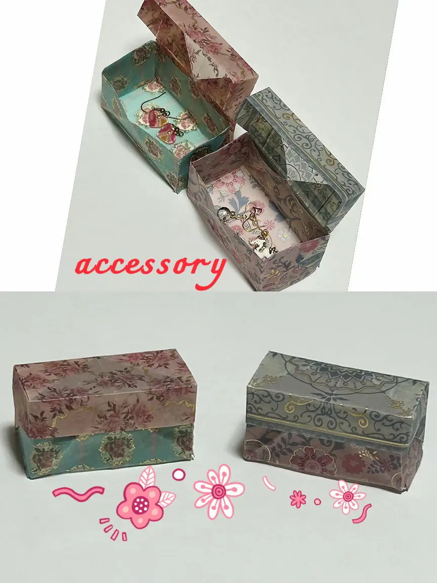 【折り紙♡小箱】Design paperで作る小物入れ💗 | Arinomamaが投稿したフォトブック | Lemon8