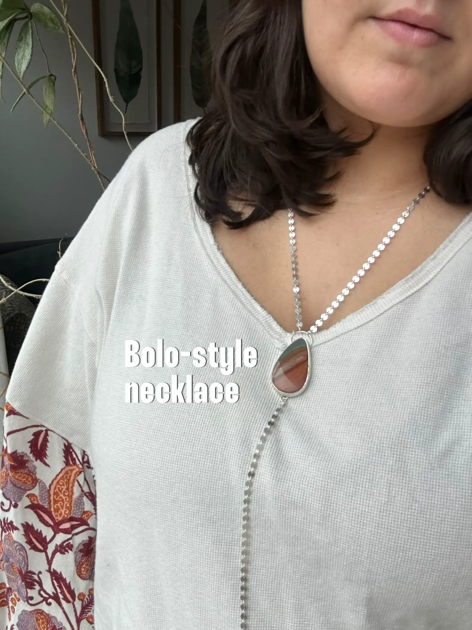Bolo-style necklace | Gallery posted by Chloe | Lemon8