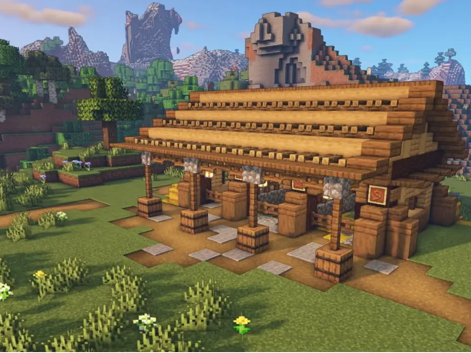 Minecraft Horse Stable Builds | Gallery posted by Hay | Lemon8
