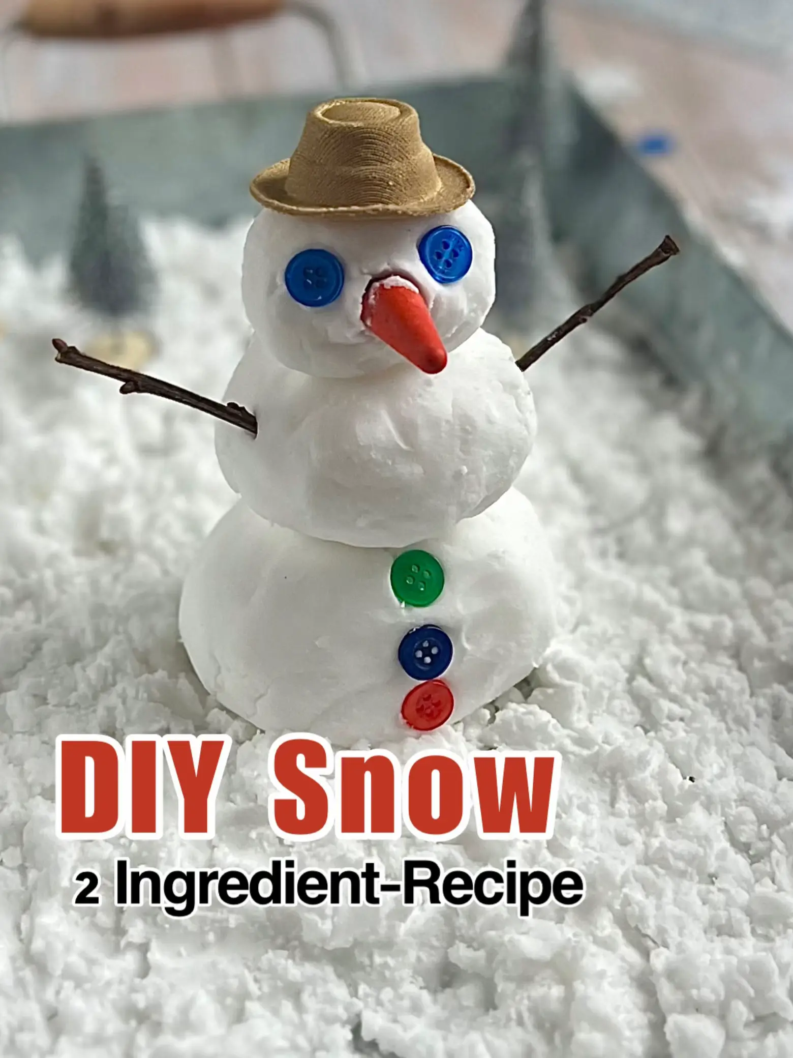 Easiest DIY ️ 2-Ingredient ☃️Snow Recipe | Video published by Anya ...