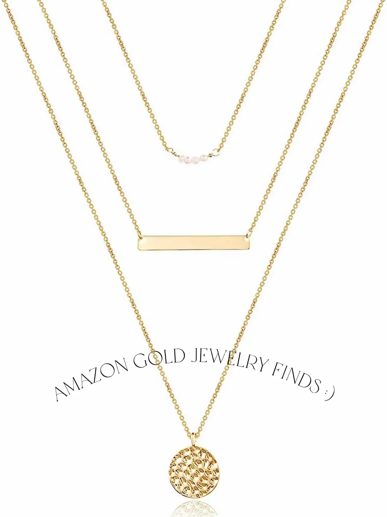 Amazon gold jewelry finds :) | แกลเลอรีที่โพสต์โดย Bridgetxo2 | Lemon8