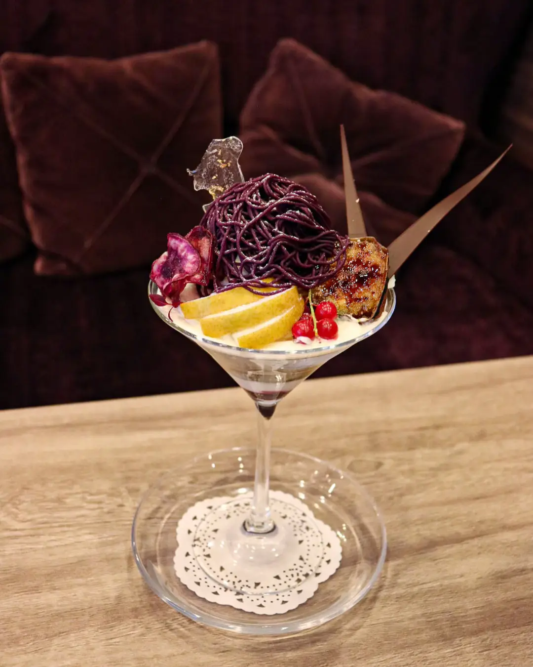 [Autumn Limited] Freshly squeezed Mont Blanc parfait with pear and ...