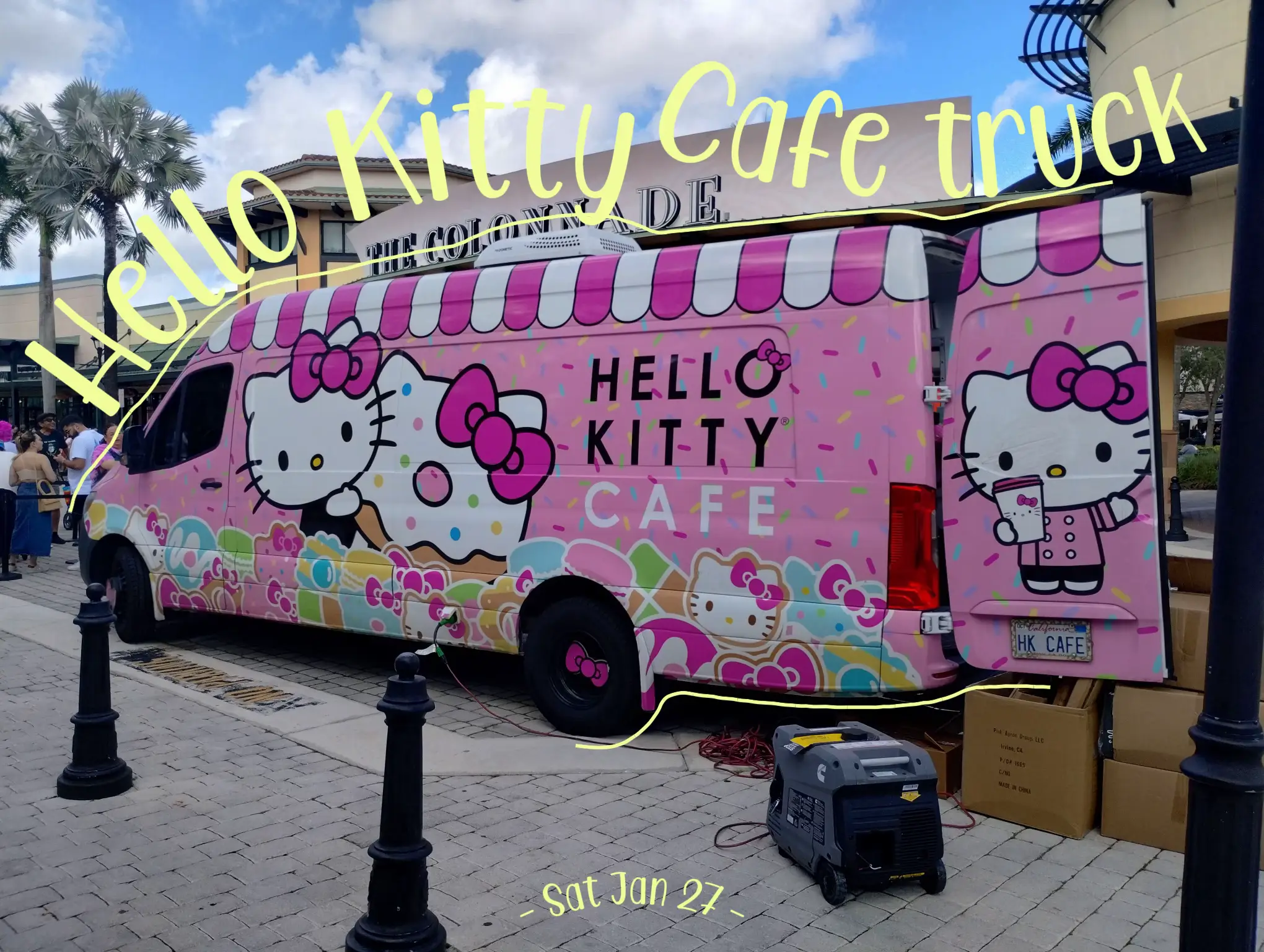 Hello Kitty cafe pop up truck 💕 | Gallery posted by hellokristy | Lemon8