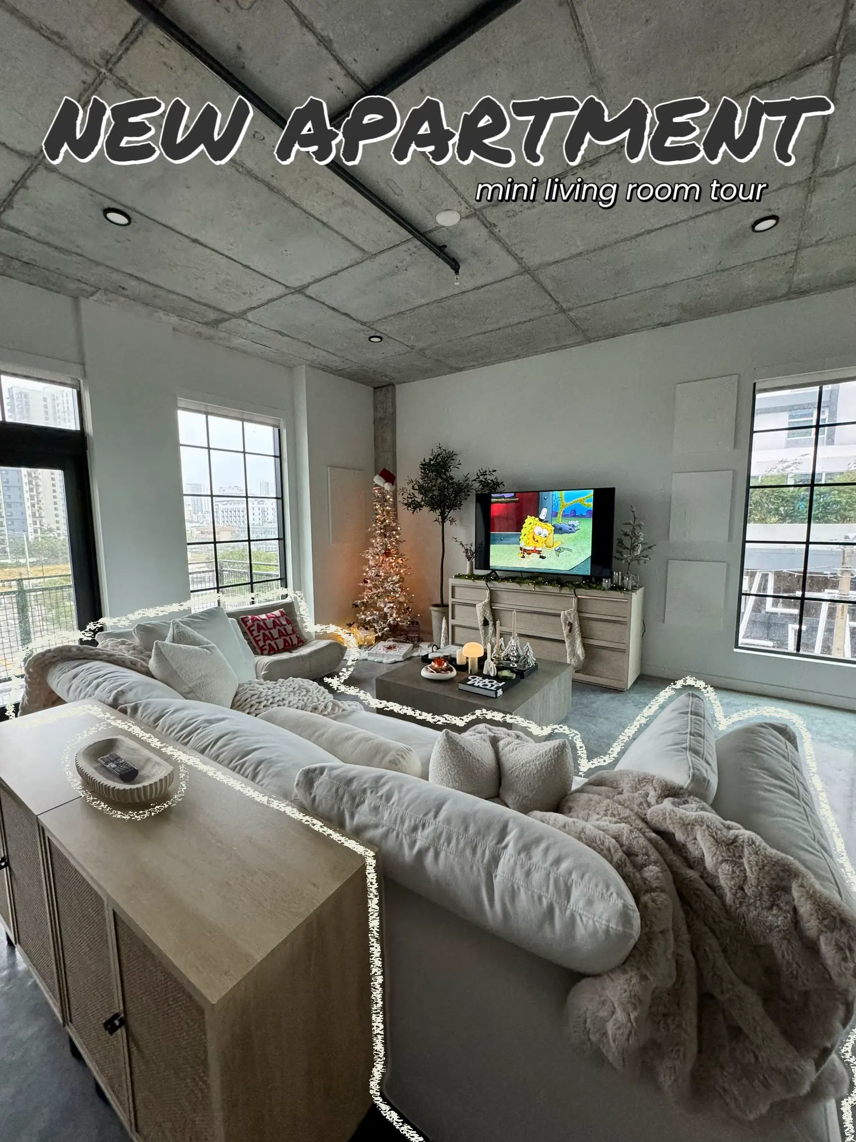 NEW LIVING ROOM! 🌲🤍 | Gallery posted by macy mariano | Lemon8