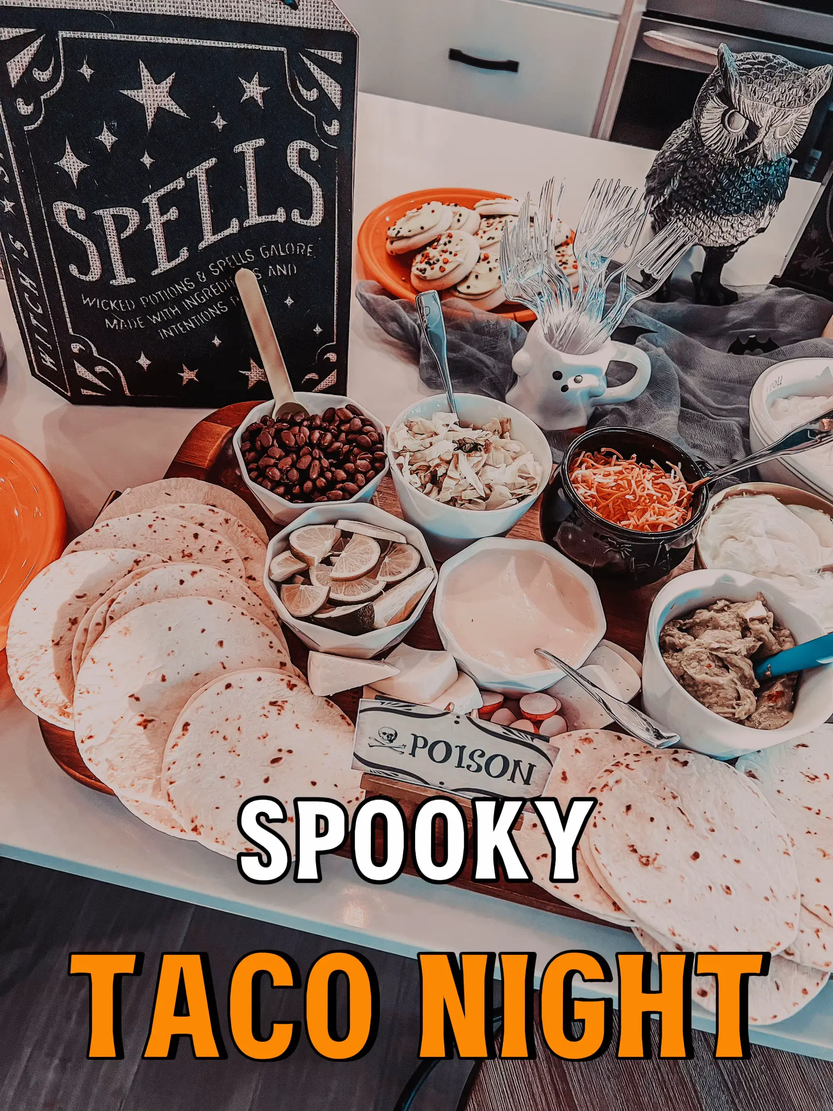 Spooky🌙 TACO NIGHT 🌮 🐈‍⬛ 🧙 | แกลเลอรีที่โพสต์โดย HeyRandi | Lemon8