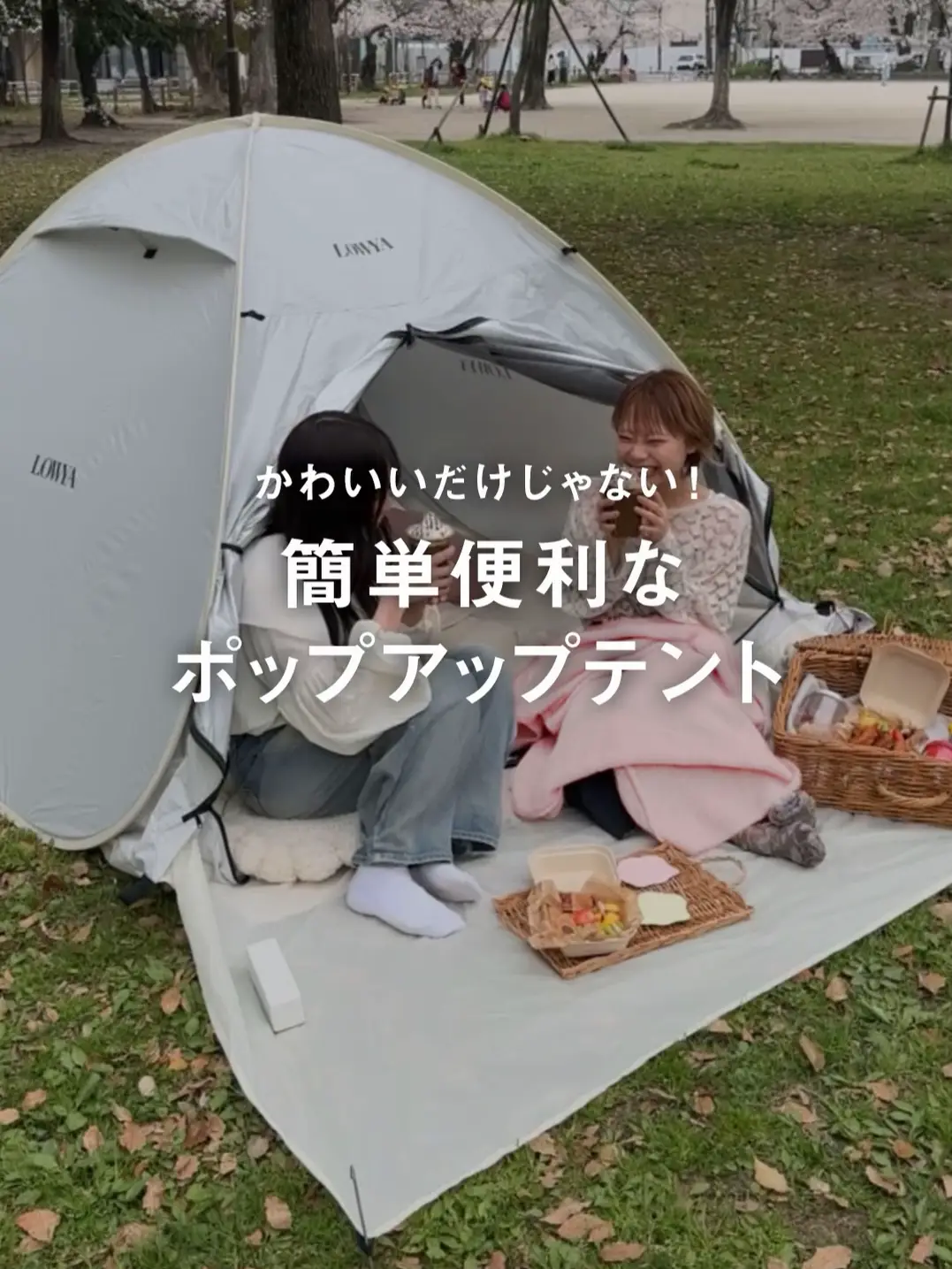 LOWYAで毎年大人気のポップアップテント⛺ | LOWYA(ロウヤ)公式の投稿動画 | Lemon8