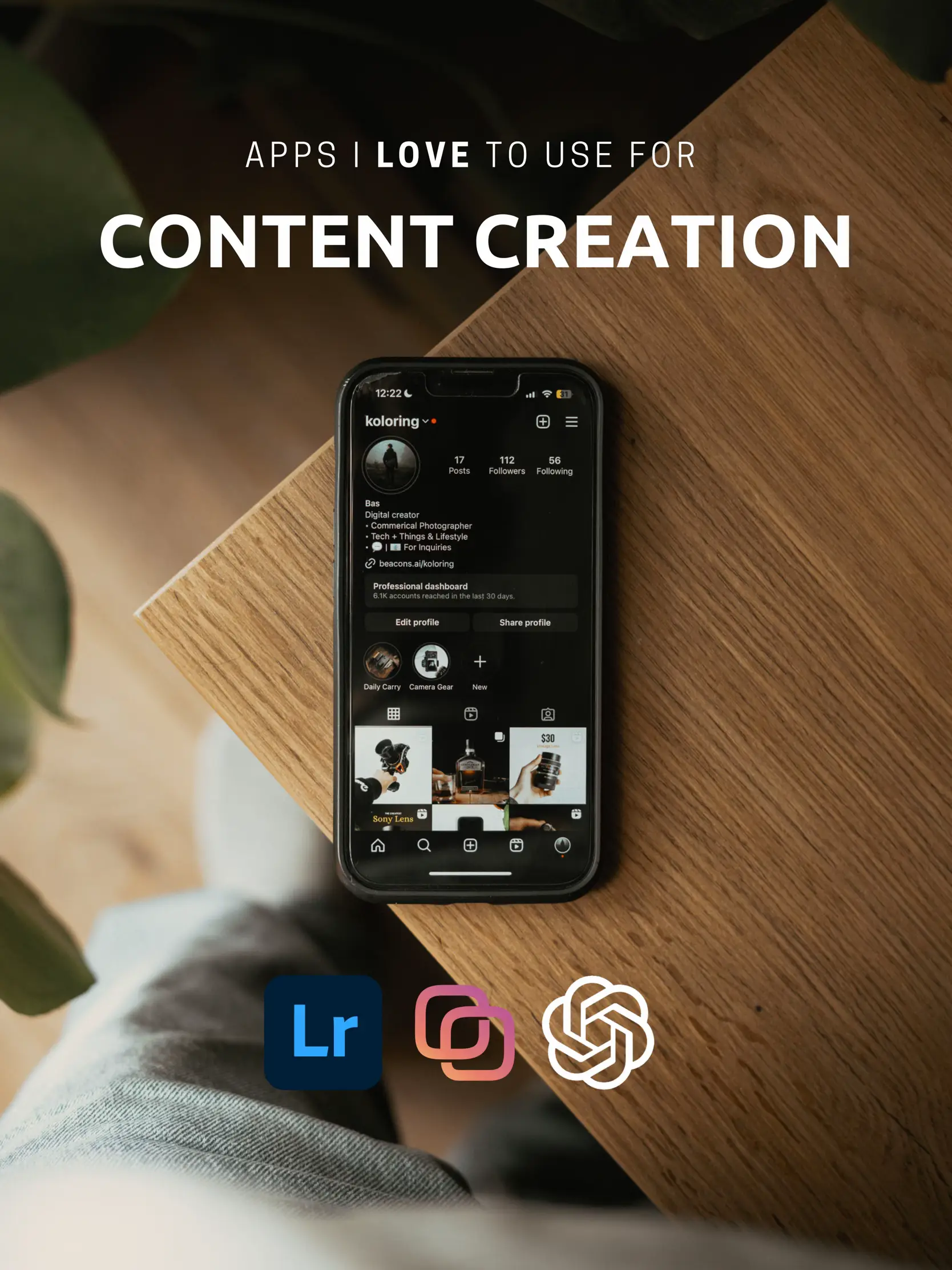Apps I LOVE To Use For Content Creation | แกลเลอรีที่โพสต์โดย Bas | Lemon8