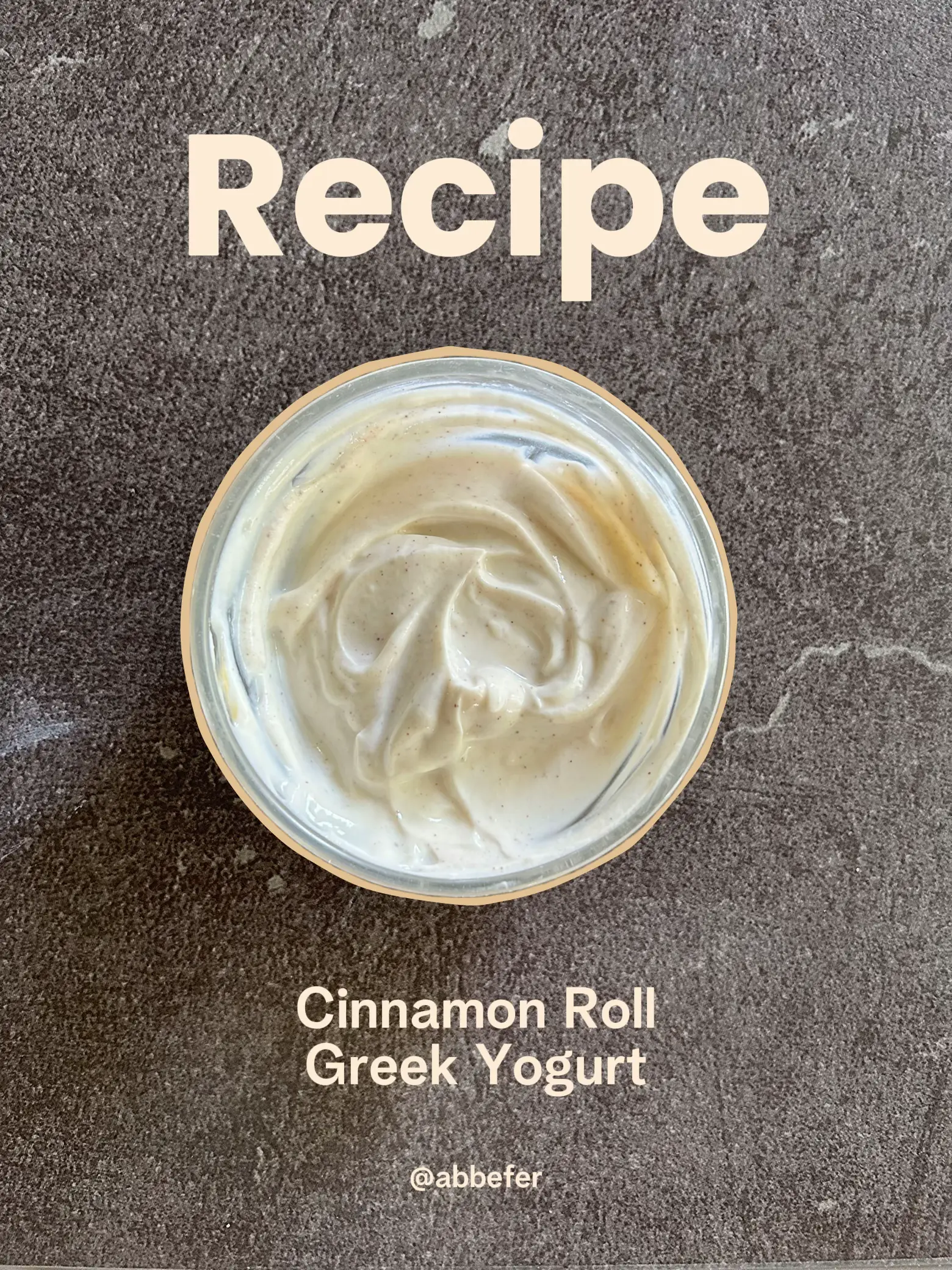 Cinnamon Roll Greek Yogurt Recipe | แกลเลอรีที่โพสต์โดย Abby | Lemon8