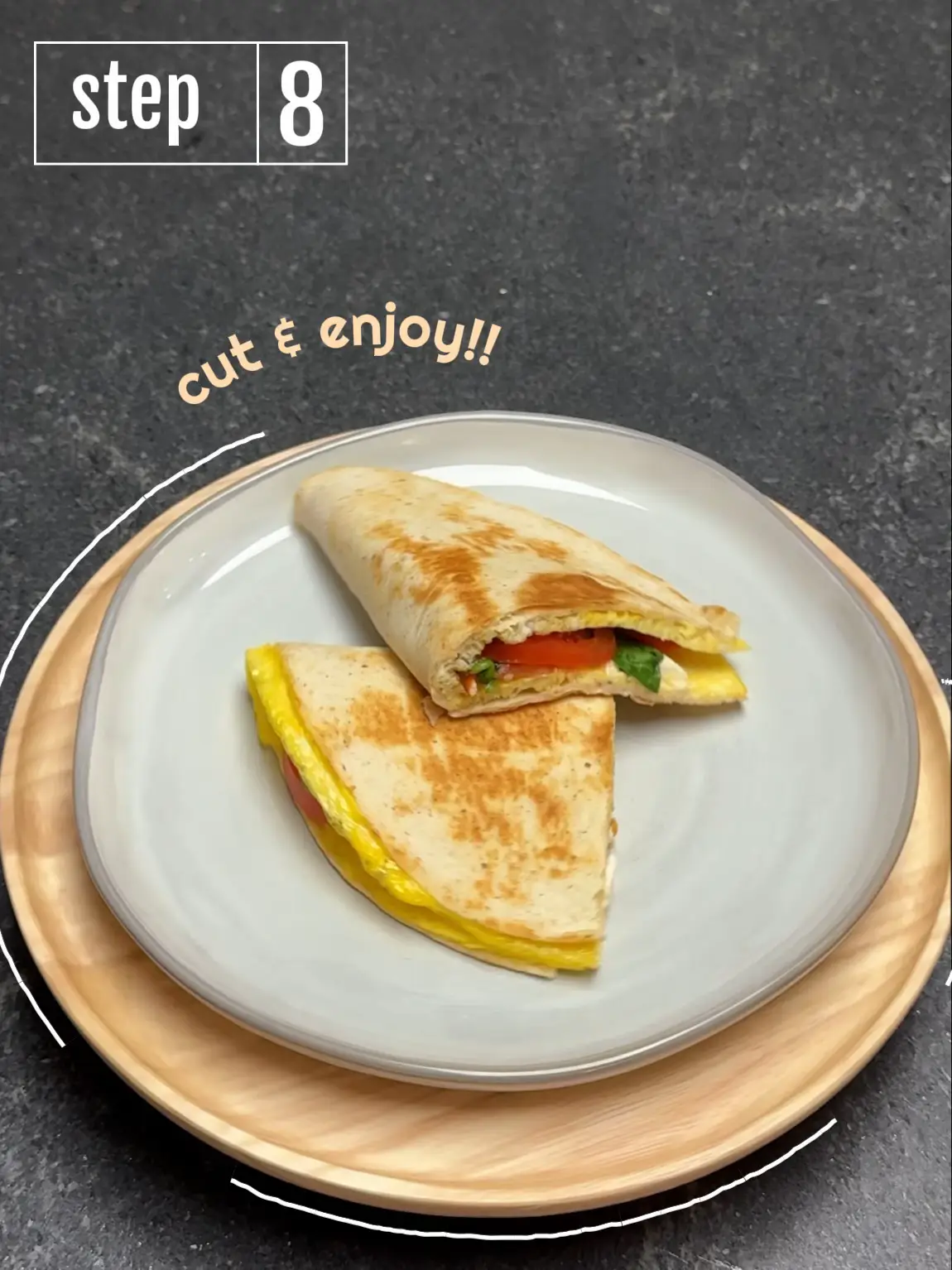 HIGH PROTEIN BREAKFAST WRAP🥗 | Gallery posted by denise hamdan | Lemon8
