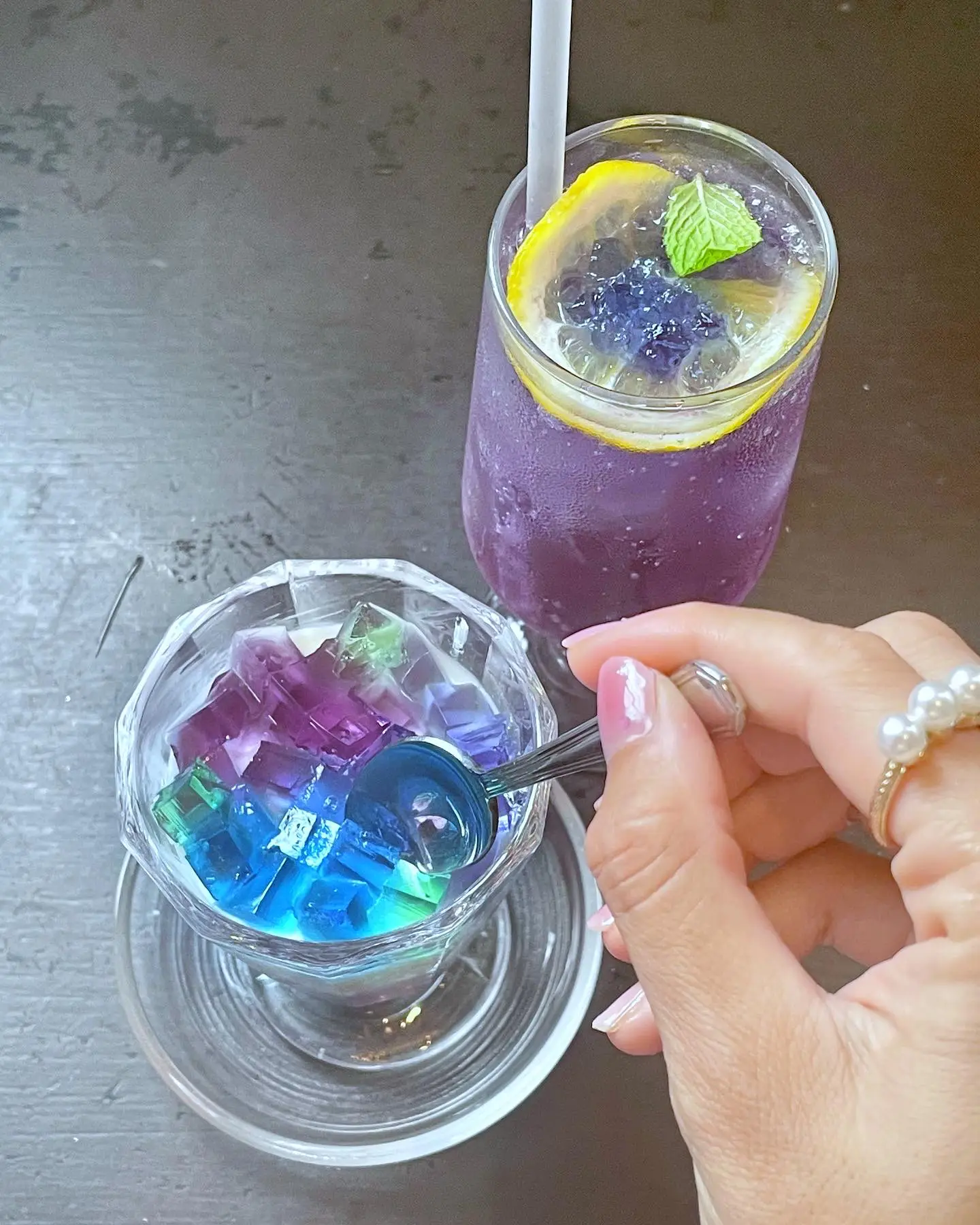 ขนมไฮเดรนเยียในสถานที่ศักดิ์สิทธิ์ของปาร์ตี้ช็อคโกแลตมิ้นต์💠💙💜 | แกลเลอ ...