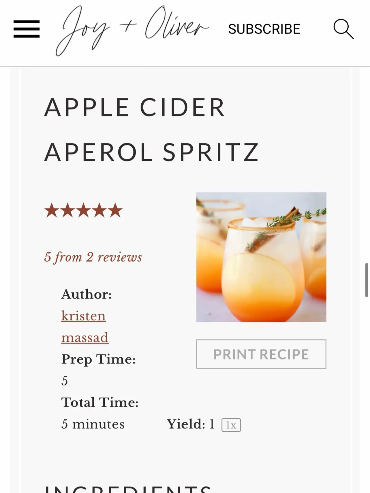 APPLE CIDER APEROL SPRTIZ 🍎🎅🏼💕 | แกลเลอรีที่โพสต์โดย Kylie Valles | Lemon8
