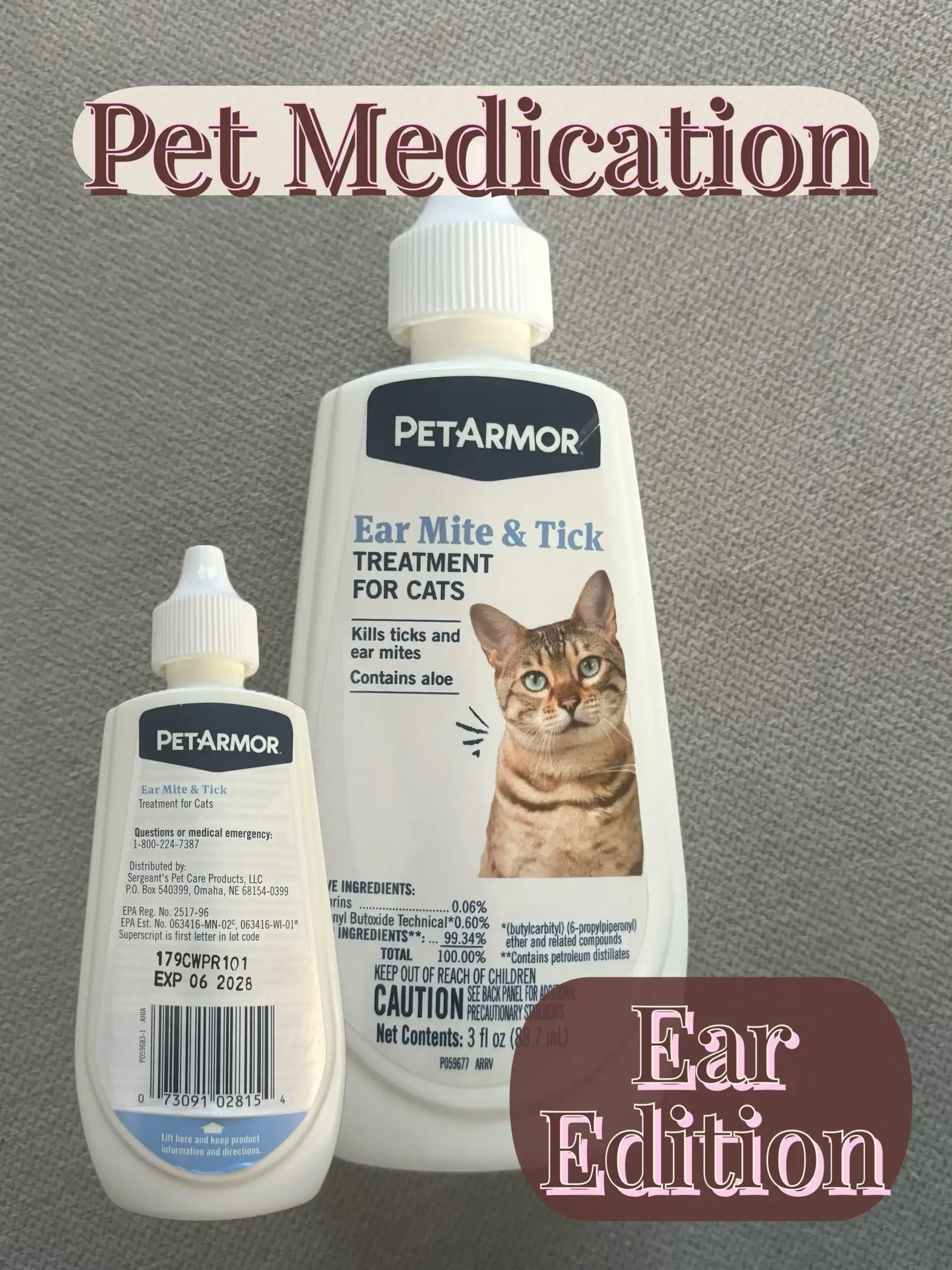 Cat Medicine- Ear Edition 🐈⭐️ | Gallery posted by Nicolette | Lemon8