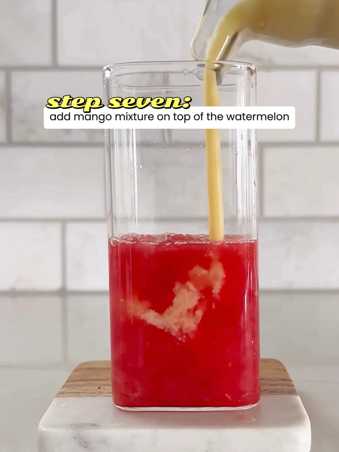 how to make a watermelon mango refresher | Gallery posted by naya | Lemon8