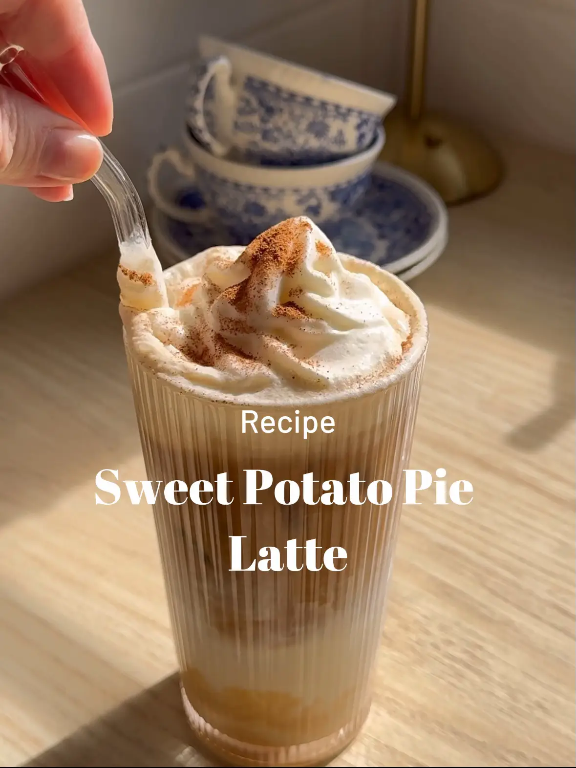Sweet Potato Pie Iced Latte | Video published by Jessica_Furniss | Lemon8