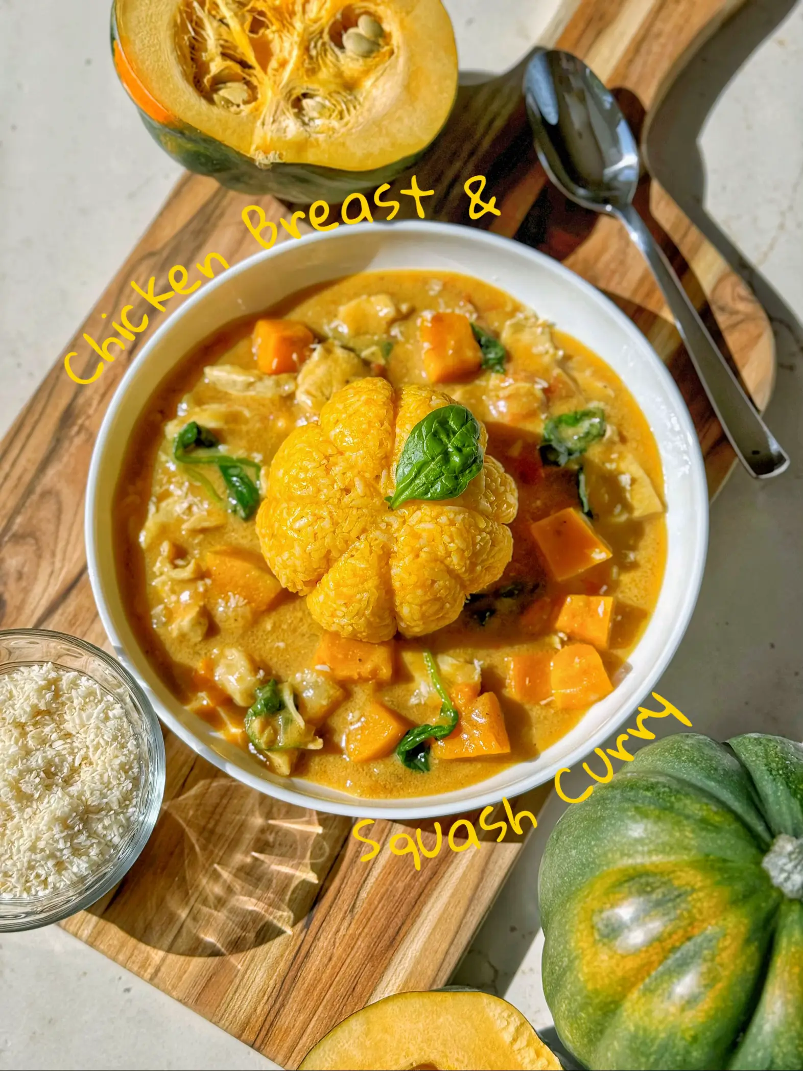 Recipe | 🎃Chicken Breast & Squash Curry🎃 | Video published by Anki | Lemon8