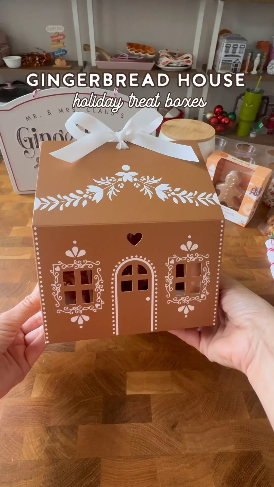 Gingerbread House Boxes | Video published by Taryn Camp | Lemon8