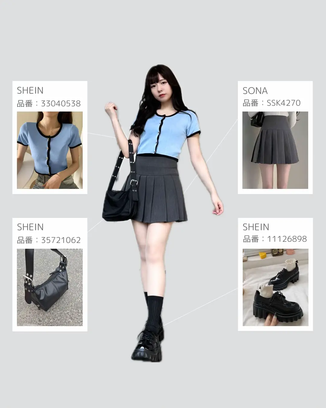 SHEIN 🩵ฤดูร้อนชุดเกาหลี🇰🇷 | แกลเลอรีที่โพสต์โดย mika / ミカ | Lemon8