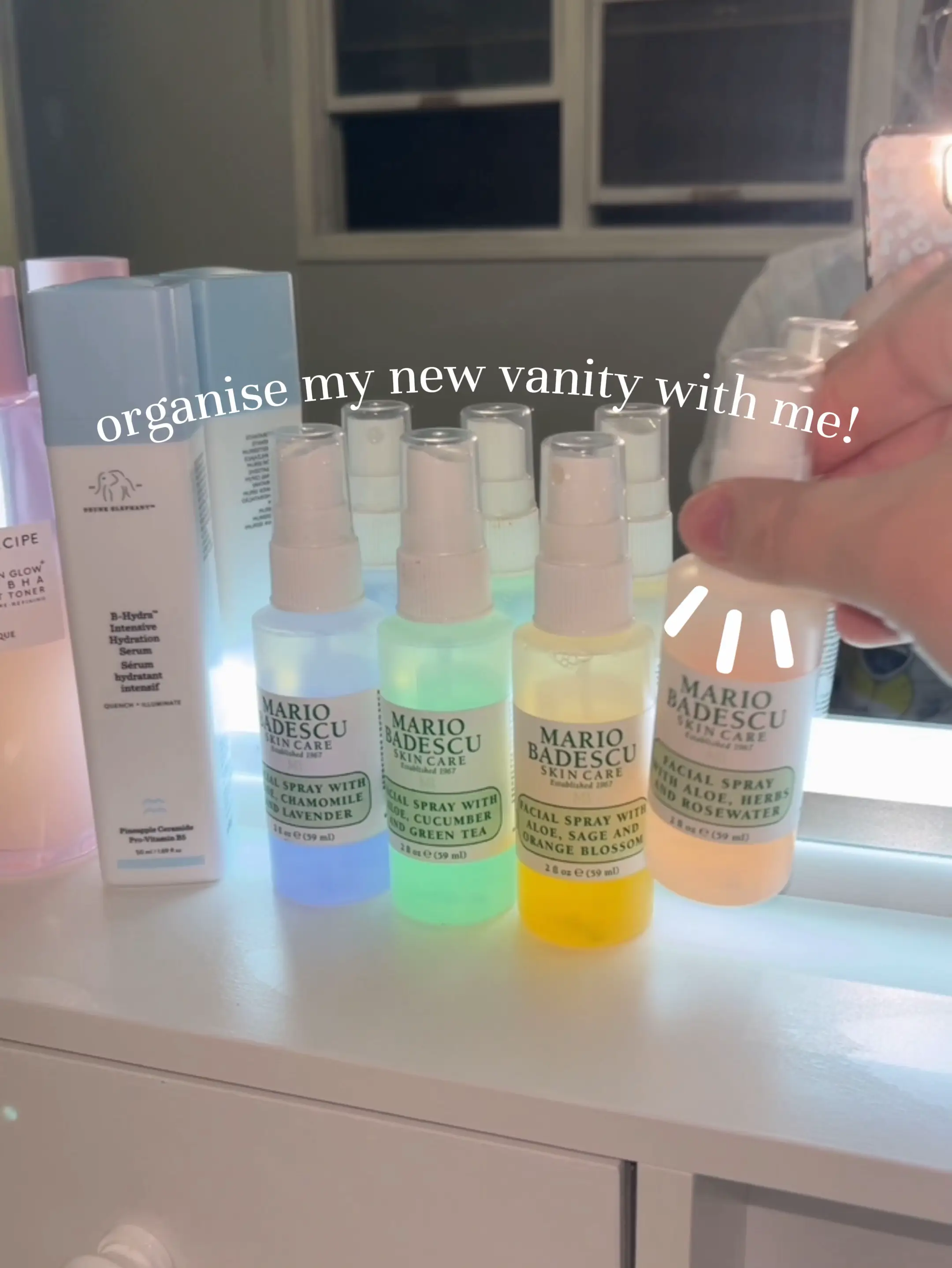 organise my new vanity with me! | Video published by ella! 🪩 | Lemon8