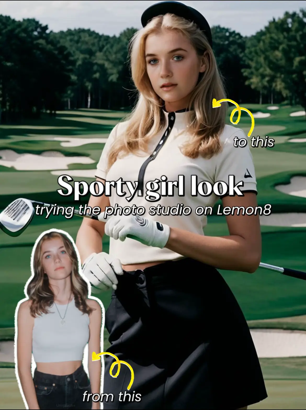 Sporty girl look | Photo studio on Lemon8! 🍋 | Gallery posted by ellasdiary | Lemon8