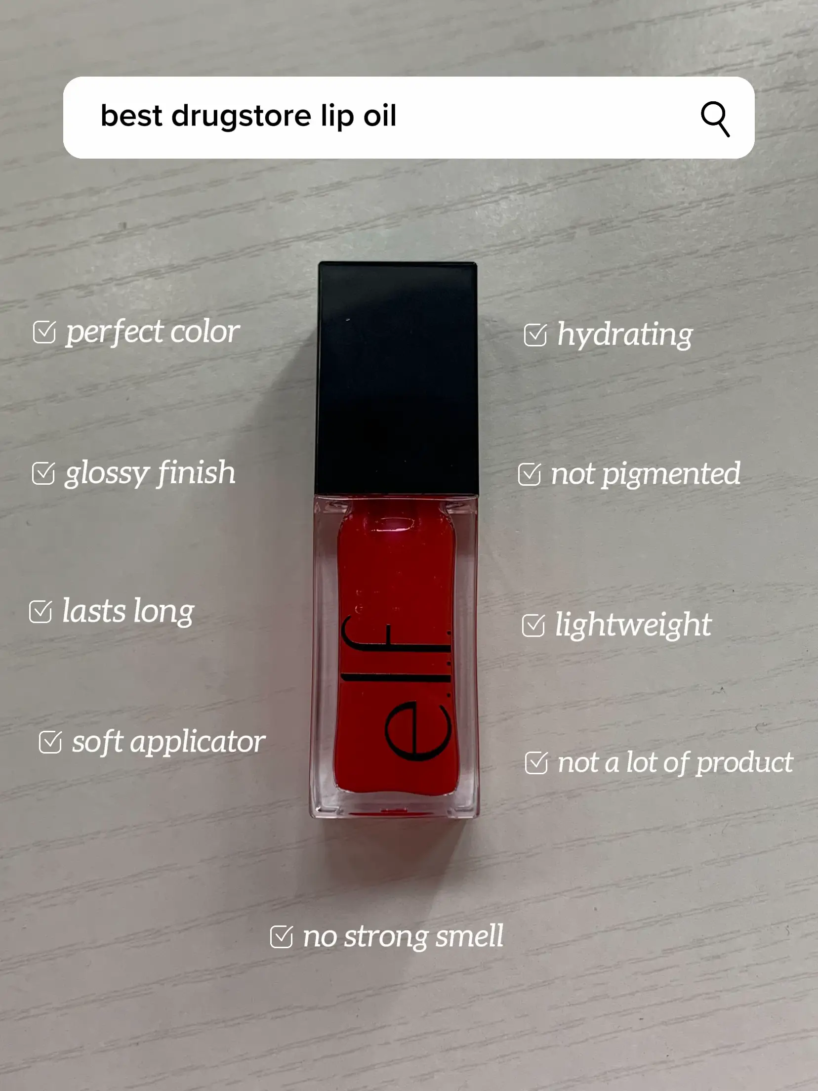first impressions: elf lip oil ️‍🔥 | Gallery posted by malaina 💫🫧🌷 | Lemon8